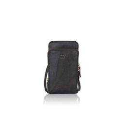 Bellicci Leder-Handytasche "Cybele" in Schwarz - (B)13 x (H)22 x (T)3 cm - 58% | Damen-handytaschen