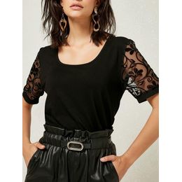 Milan Kiss Shirt in Schwarz - 67% | Gr&ouml;&szlig;e M | Damen-tops