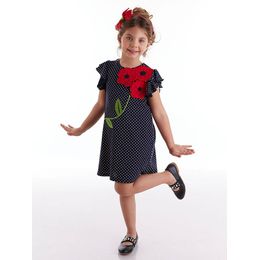 Denokids Kleid in Dunkelblau/ Wei&szlig;/ Rot - 73% | Gr&ouml;&szlig;e 116 | Kinderkleider