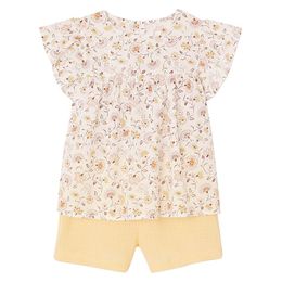 Vertbaudet 2tlg. Outfit in Creme/ Gelb - 57% | Gr&ouml;&szlig;e 164 | Kinder-blusen-hemden