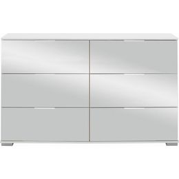 Livetastic Kommode, Wei&szlig;, Metall, 6 Schublade(n) Schubladen, 130x83x41 cm, BQ - B&uuml;ndnis f&uuml;r Qualit&auml;t, Made in Germany, DIN EN ISO 9001, Typenauswahl, Beim&ouml;bel erh&auml;ltlich, Wohnzimmer, Kommoden & Sideboards, Kommoden