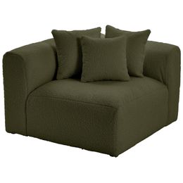 Modul Sofaelement Bloom Ecke Olivgr&uuml;n