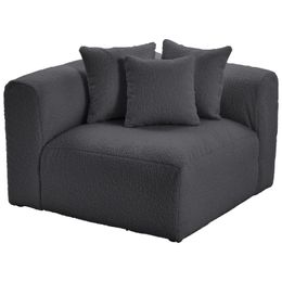 Modul Sofaelement Bloom Ecke Dunkelgrau