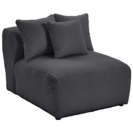 Modul Sofaelement Bloom Dunkelgrau