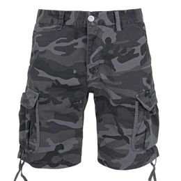Poolman Urban Phantom Cargo Shorts grey camo, Gr&ouml;&szlig;e W36/XXL