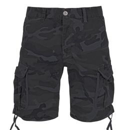 Poolman Urban Phantom Cargo Shorts camo black, Gr&ouml;&szlig;e W30/XS