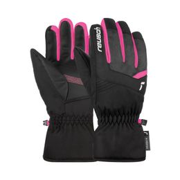 Skihandschuhe Reusch "Bennet R-TEX XT Junior", M&auml;dchen, Gr. 6,5, pink (pink, schwarz), 94% Polyester, 6% Polyurethan, mehrfarbig, Handschuhe, mit wasser- und winddichter Membran