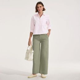 LANDS' END Weite Chinos High Waist aus Lyocell-Mix, Damen,  Gr&uuml;n, Baumwolle/Baumwoll-Mischung, by Lands' End