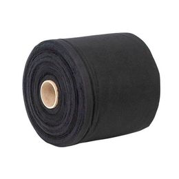 Wentex Deko-Molton, black, Rolle, 20cm x 60meter