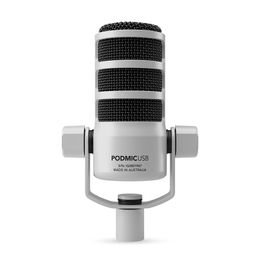 Rode PodMic USB White- Dynamisches XLR/USB Sprechermikrofon