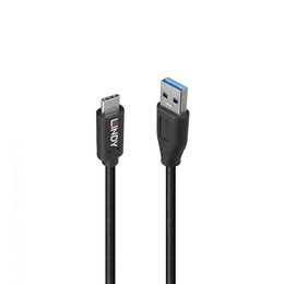 Lindy 36971 - 1m USB 3.2 Type A to C Cable, 10Gbit/s, GRS