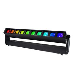 Flash LED Movinghead BAR 10x40W RGBW, 2 Sektionen-Zoom 3,5&deg;-55&deg;, 10 Pixel - B-STOCK