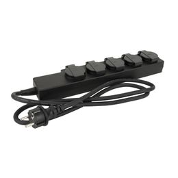 DAP-Audio DAP Multisocket Schutzkontakt 5-way 3x 1.5 mm&sup2; - IP-20 - 16A max.