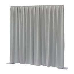 Wentex P&D Dimout 300(h)x300cm(w) Pleated, Light grey