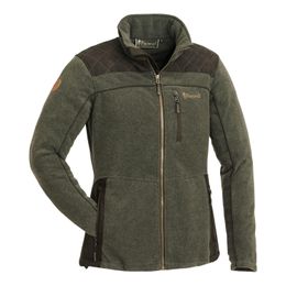 Pinewood Damen Fleecejacke Diana Exclusiv Oliv / Braun (Gr&ouml;&szlig;e: XS)