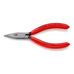 Knipex 37 31 125 Greifzange f&uuml;r Feinmechanik mit Kunststoff &uuml;berzogen schwarz atramentiert 125 mm)