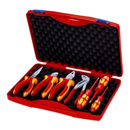 Knipex 00 21 15 Werkzeug-Box "RED" Elektro Set 2 7-teilig 275 mm)