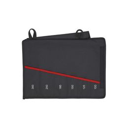 Knipex 00 21 40 LE Rolltasche f&uuml;r Zangenschl&uuml;ssel aus strapazierf&auml;higem Polyester-Gewebe mit Rei&szlig;verschluss und 5 F&auml;chern, leer, f&uuml;r Werkzeuge Knipex 00 21 40 LE (00 19 55 S4 LE)