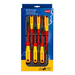 Knipex 00 20 12 V04 VDE Schraubendreher-Paket Schlitz / Phillips&reg; / Pozidriv&reg; 6-teilig )