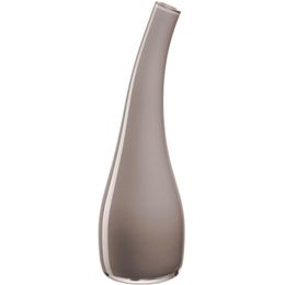 Dekovase Leonardo "Vase ARCO 25 cm taupe", grau (taupe), B:8cm H:25cm T:8cm, Glas, Vasen