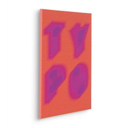 Leinwandbild Komar "Blurry Night - Gr&ouml;&szlig;e 40 x 60 cm", bunt (farbe bild(er): lila, rot), B:40cm, Holz, Papier, Bilder, Leinwandbild, Keilrahmenbild mi Echtholzrahmen