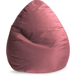 Sitzsack MAGMA HEIMTEX "BeanBag MARLA XXL", rosa (altrose), B:130cm, Bezug: 100% Polyester, Sitzs&auml;cke, Sitzsack