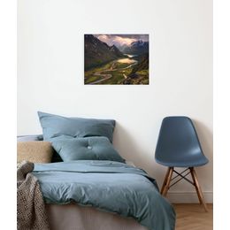 Leinwandbild Komar "Northern Light - Gr&ouml;&szlig;e 40 x 30 cm", bunt (farbe bild(er): bunt), B:40cm H:30cm T:2cm, Holz, Papier, Bilder, Leinwandbild, Keilrahmenbild mi Echtholzrahmen
