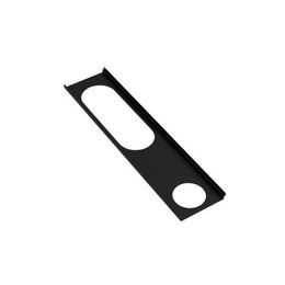 HEWI Ablage 950.13.0018SC 470mm, pulverbeschichtet, dunkelgrau perlglimmer tiefmatt, links