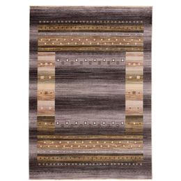 Teppich OCI DIE TEPPICHMARKE "Ovation Lorin", grau, B:120cm H:11mm L:180cm, Kunstfaser, Teppiche, Teppich, weich durch Microfaser, Glanz, Wohnzimmer