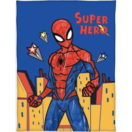 Kinderdecke Spiderman "Spiderman", bunt, B:130cm L:170cm, Polyester, Wohndecken, mit tollem Spiderman Motiv