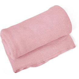 Wohndecke SETEX "Melange", rosa (hellgrau, rosa), B:150cm L:200cm, Baumwolle, Polyester, Wohndecken, Wohndecke, machen Sie sich oder Ihren Liebsten eine Freude mit der Kuscheldecke.