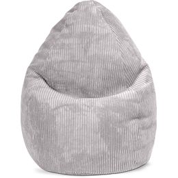Sitzsack MAGMA HEIMTEX "BeanBag SHARA XL", grau, B:110cm, Bezug: 100% Polyester, Sitzs&auml;cke, Sitzsack
