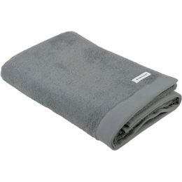 Duschtuch Tom Tailor HOME "COLOR BATH", grau (moody grau), B:70cm L:140cm, Frottier, Frottier, Handt&uuml;cher, 100% Baumwolle, 70x140 cm, uni, gro&szlig;e Farbauswahl