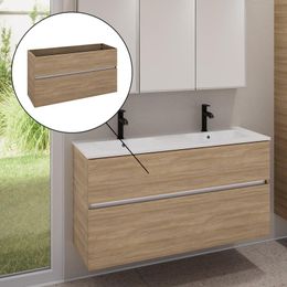 evineo ineo5 evo Unterschrank B: 120 cm, mit 2 Ausz&uuml;gen, mit Griffmulde, BE0959OA,
