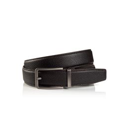 Lederg&uuml;rtel MONTI, Herren, Gr. 85, braun, Obermaterial: 100% Rindsleder, G&uuml;rtel Lederg&uuml;rtel, 3,5 cm breit, Klassisch-Business, Automatikschlie&szlig;e - Passt immer