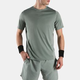 Laufshirt Reebok "ID RUN T-SHIRT", Herren, Gr. L, light fog, Obermaterial: 100% Polyester, Shirts Laufshirt, f&uuml;r Lauftraining, sportlicher Stil, f&uuml;r Erwachsene