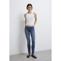 R&ouml;hrenjeans Mavi "LINDY", Damen, Gr. 26, L&auml;nge 32, mid brushed str, 86% Baumwolle, 12% Polyester, 2% Elastan, normal normal, Jeans, schmale Form