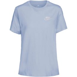 Nike Club T-Shirt Damen - Gr&ouml;&szlig;e M - blau