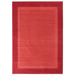 NYVI Teppich Basic - Strapazierf&auml;hig, Pflegeleicht, Vielseitig Farbe:Rot;Gr&ouml;&szlig;e:80x200 cm