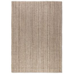 NYVI Teppich Boucl&eacute; - Pflegeleicht, F&uuml;r Fu&szlig;bodenheizung, Strapazierf&auml;hig Gr&ouml;&szlig;e:160x230 cm;Farbe:Grau Braun