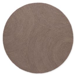 NYVI Teppich Eleni - Pflegeleicht, Strapazierf&auml;hig, f&uuml;r Innen geeignet Farbe:Taupe;Gr&ouml;&szlig;e:&Oslash; 200 cm