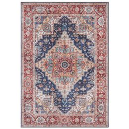 NYVI Teppich Asmar - Pflegeleicht, Langlebig, f&uuml;r Innenr&auml;ume Gr&ouml;&szlig;e:160x230 cm;Farbe:Indigoblau Sylla