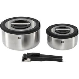 Zwilling Unlock Kochtopfset 5-tlg, 18/10 Edelstahl