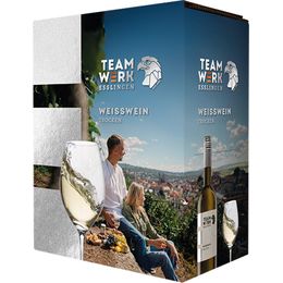Teamwerk Esslingen Bag in Box Weisswein 3,0 L 2024 Trocken - W&uuml;rttemberg &ndash; Wei&szlig;wein Qualit&auml;tswein