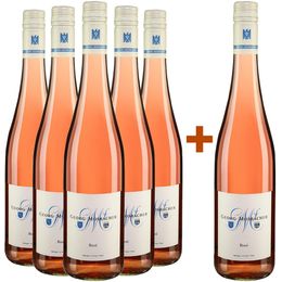 Weingut Georg Mosbacher 5+1 Paket Ros&eacute; 2023 Trocken - Pfalz &ndash; Probierpaket VDP.Gutswein