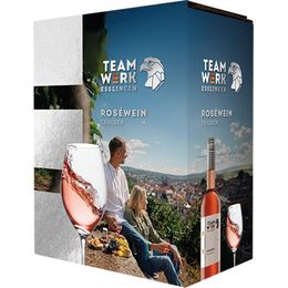 Teamwerk Esslingen Bag in Box wein 3,0 L Trollinger Trocken - W&uuml;rttemberg &ndash; Ros&eacute; Qualit&auml;tswein