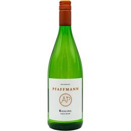 Weinhaus Pfaffmann 1,0 L Riesling 2025 Trocken - Pfalz &ndash; Wei&szlig;wein Qualit&auml;tswein