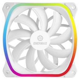 Enermax SquA RGB White PC-Geh&auml;use-L&uuml;fter Wei&szlig; (B x H x T) 120 x 120 x 26 mm inkl. LED-Beleuchtung, inkl. RGB-Beleuchtungssteuerung