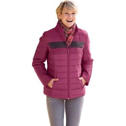 Damen Steppjacke f&uuml;r kalte Wintertage geeignet malve-aubergine, Gr&ouml;&szlig;e 54