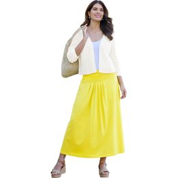 Damen Cardigan mit Ajour-Muster ecru, Gr&ouml;&szlig;e 48